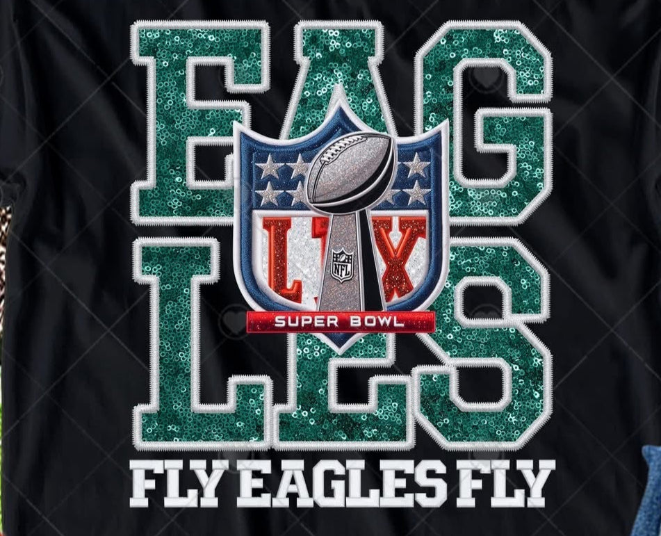 Eagles Super Bowl Faux Patches - Fly Eagles Fly – Jus Luv Creativitee